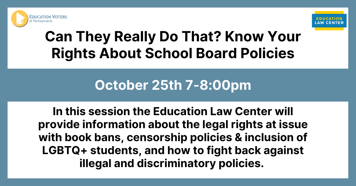 Can They Really Do That? Know Your Rights About School Board Policies ...